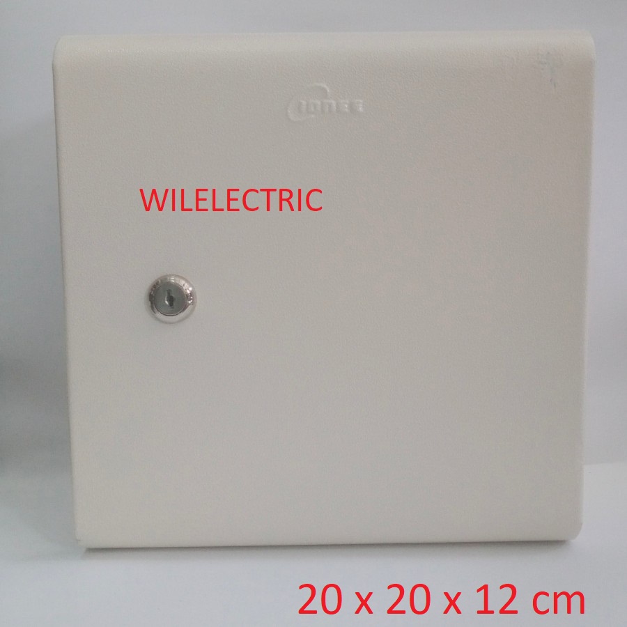 Jual IONEE Box panel listrik indoor 20 x 20 x 12 / 20x20x12 cm cream ...