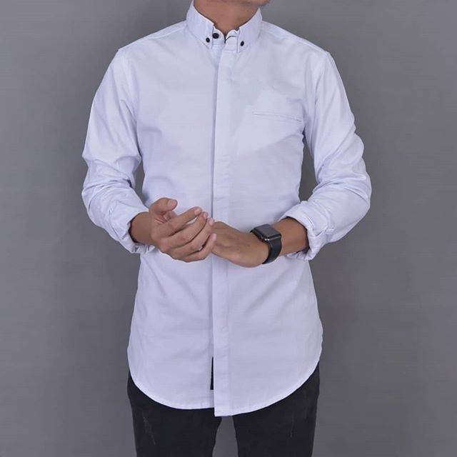 Jual Kemeja Polos ( Saku Dada Dalam) | Shopee Indonesia