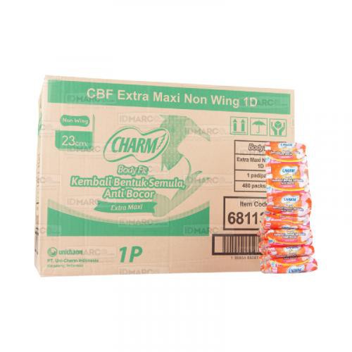 Jual Pembalut wanita/CBF EXTRA MAXI NON WING 1x10/Charm Body Fit ...