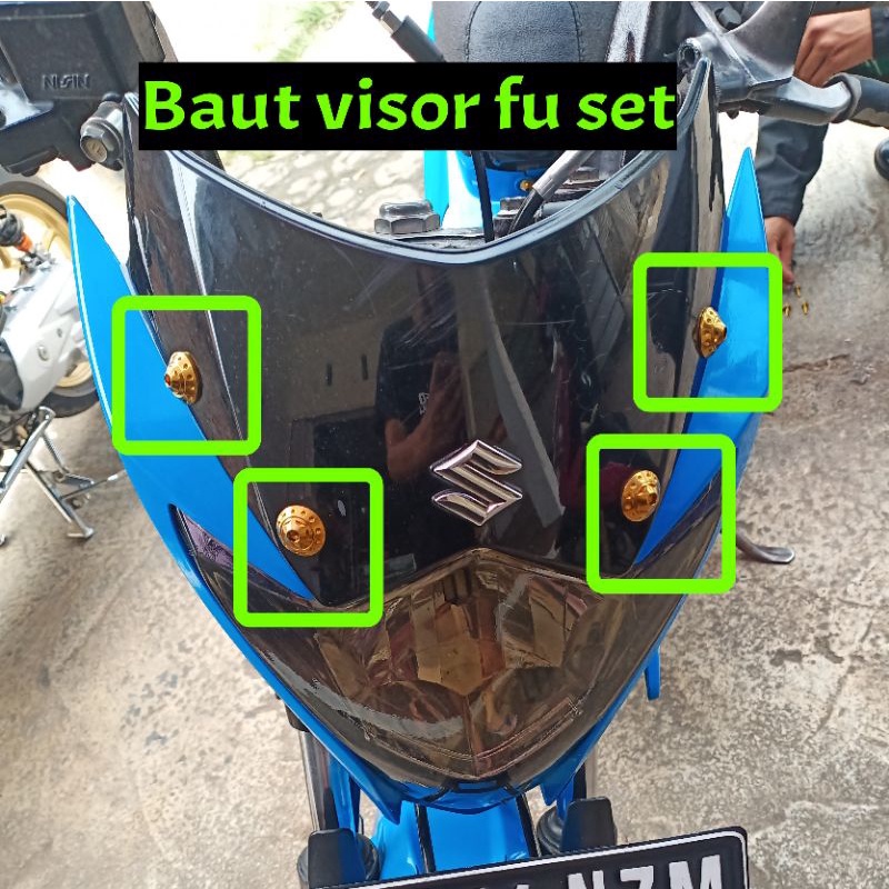Jual Baut Visor Windshield Satria Fu Probolt Stainless Steel heng ...