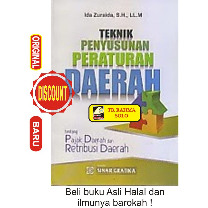 Jual TEKNIK PENYUSUNAN PERATURAN DAERAH Tentang Pajak DAerah dan ...