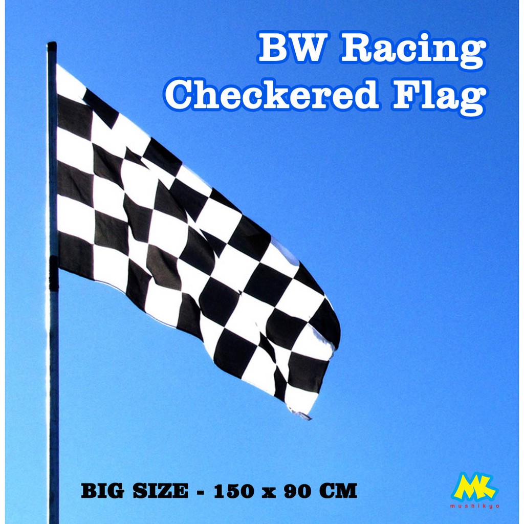 Jual Bendera Racing / Checkered Race Flag ukuran besar | Shopee Indonesia