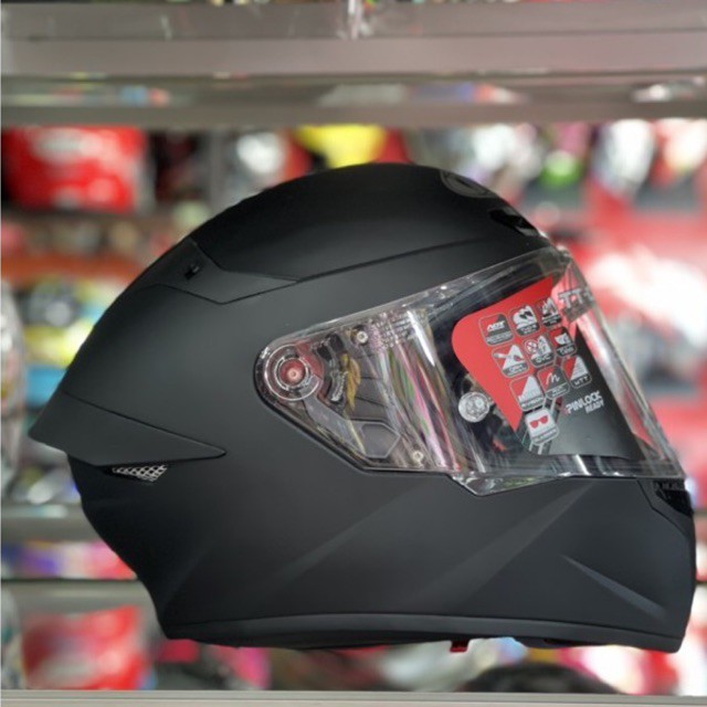 Jual HELM KYT TT COURSE SOLID BLACK DOFF | Shopee Indonesia