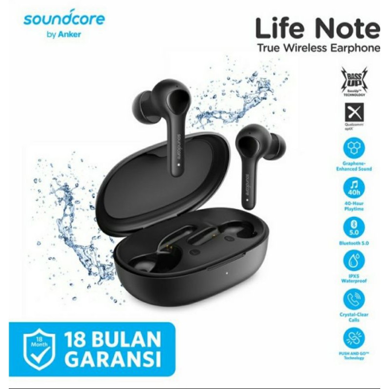 Jual True Wireless Earphone Anker Soundcore Life Note - A3908 | Shopee ...