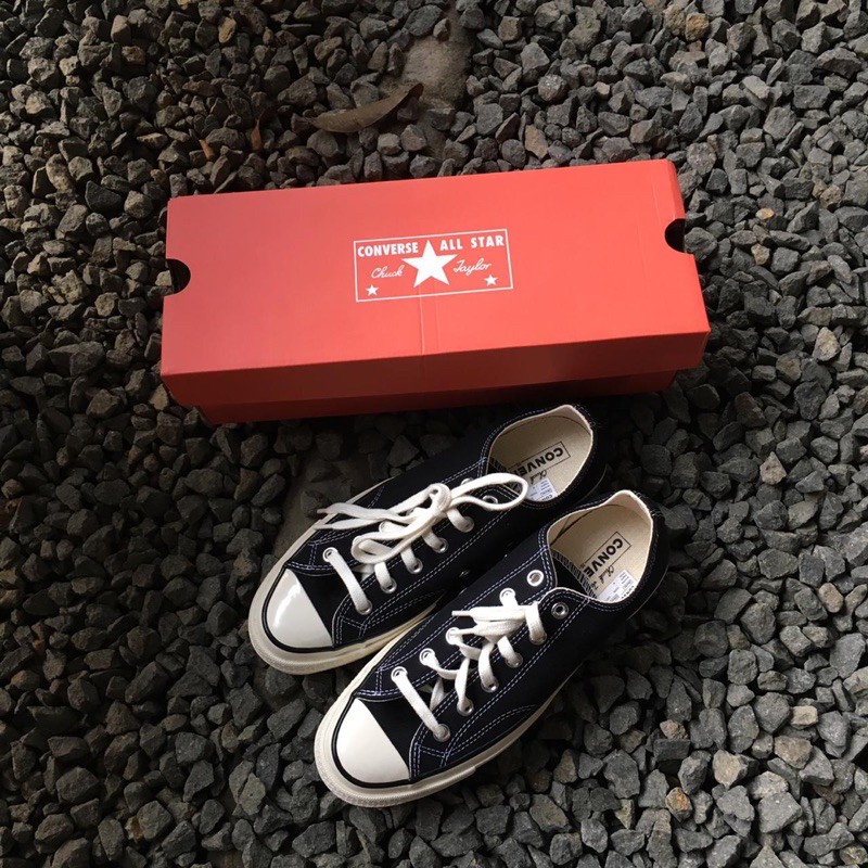 Jual Converse 70s Ox Black and White Original Resmi PT MAP | Shopee ...