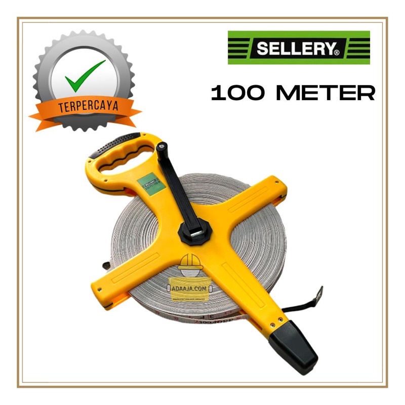 Jual Meteran Roll Gulung Meteran Tanam Tancap 100 Meter Besi | Shopee ...