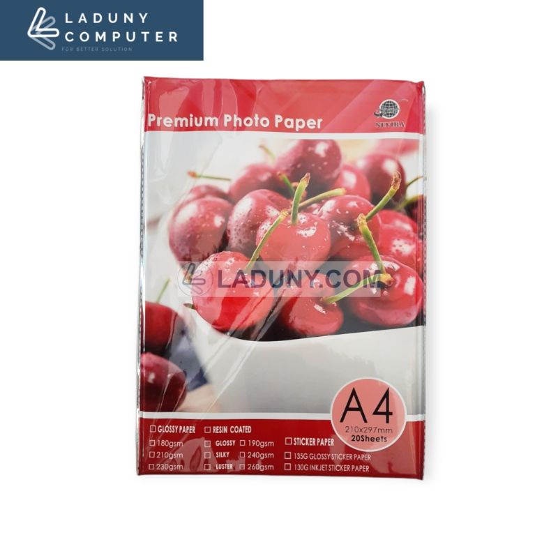 Jual Kertas Sticker A4 Glossy 135gsm | Kertas Foto Sticker A4 135gsm ...