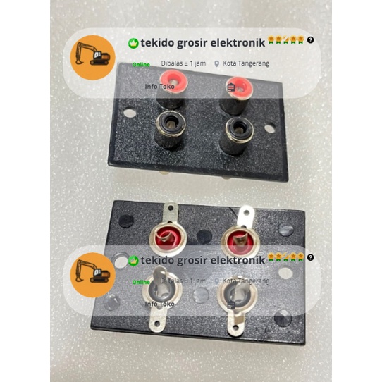 Jual Soket body rca 4pin biasa | Shopee Indonesia