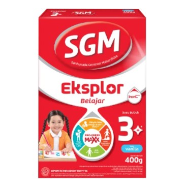 Jual SGM 3+ EKSPLOR VANILLA 400 GRAM (3-5 TAHUN) | Shopee Indonesia