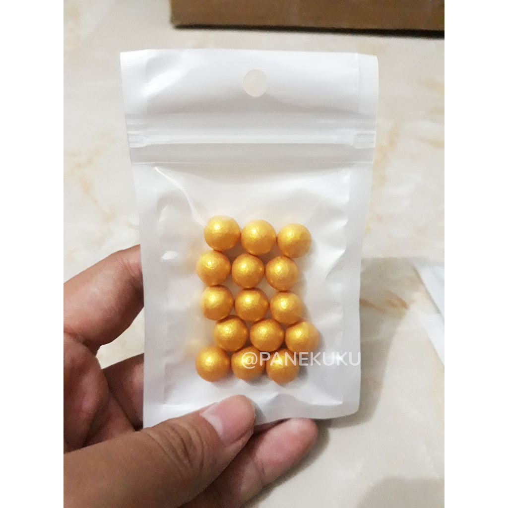 Jual Sprinkel mutiara deep gold/ Sprinkle hiasan ulang tahun warna ...
