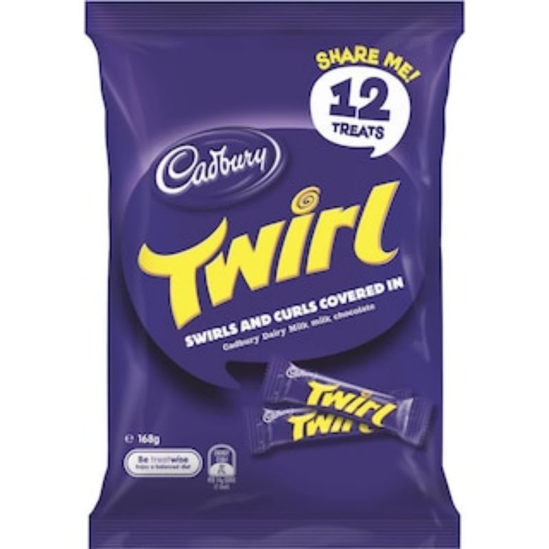 Jual Cadbury Twirl share Pack 12 Pcs/Cadbury Australia | Shopee Indonesia