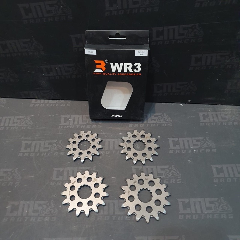 Jual Gear Gir Depan WR3 520 x 13T 14T 15T 16T Yamaha R25 MT25 | Shopee ...