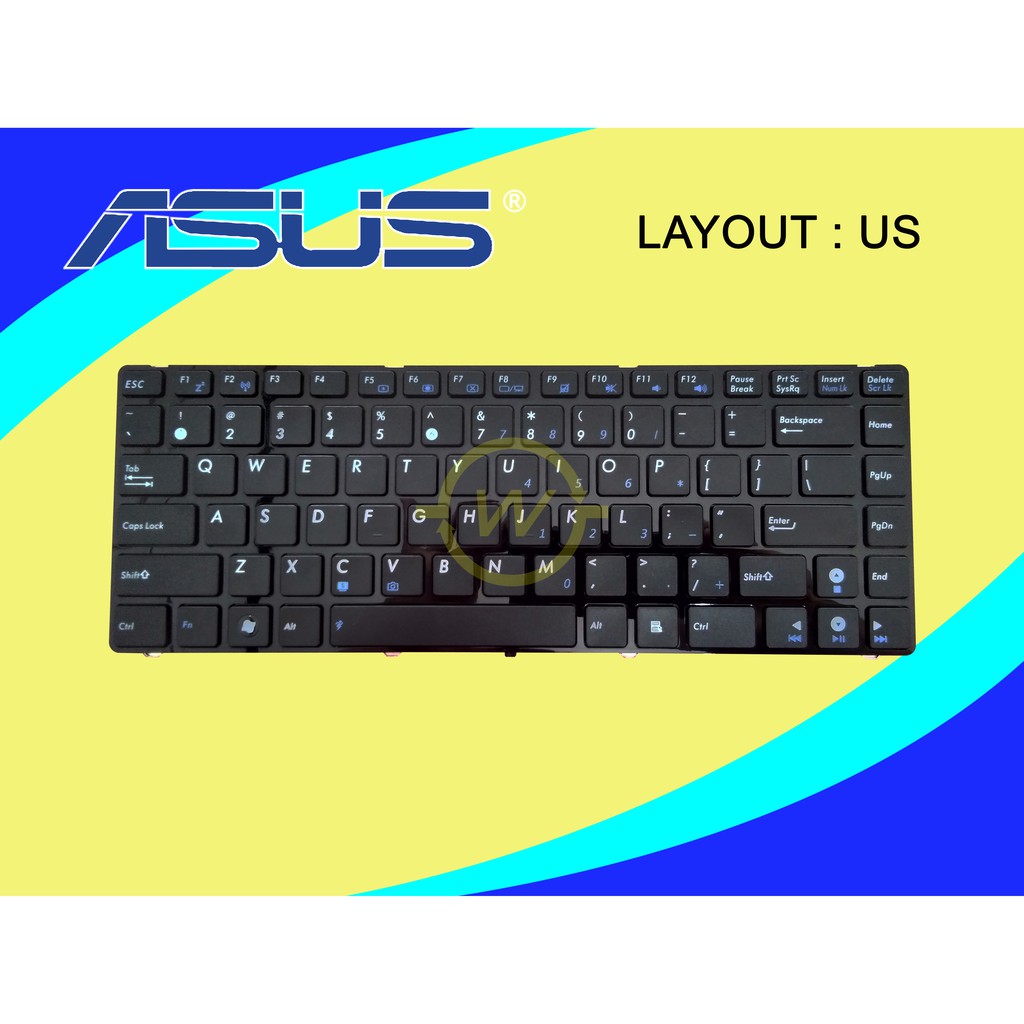 Jual Keyboard Asus A42 A42J A42F Series Frame | Shopee Indonesia