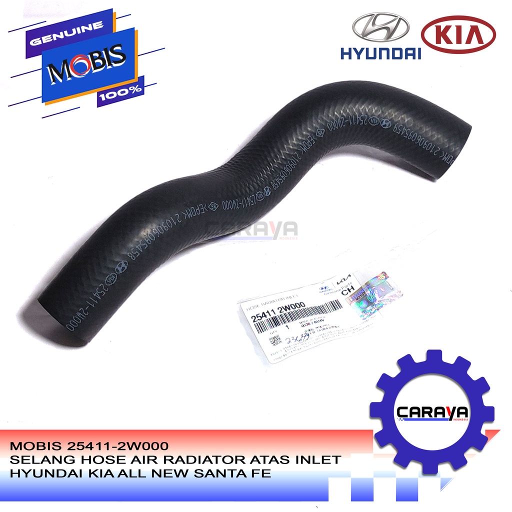 Jual SELANG HOSE AIR RADIATOR ATAS INLET HYUNDAI KIA NEW SANTAFE SANTA ...