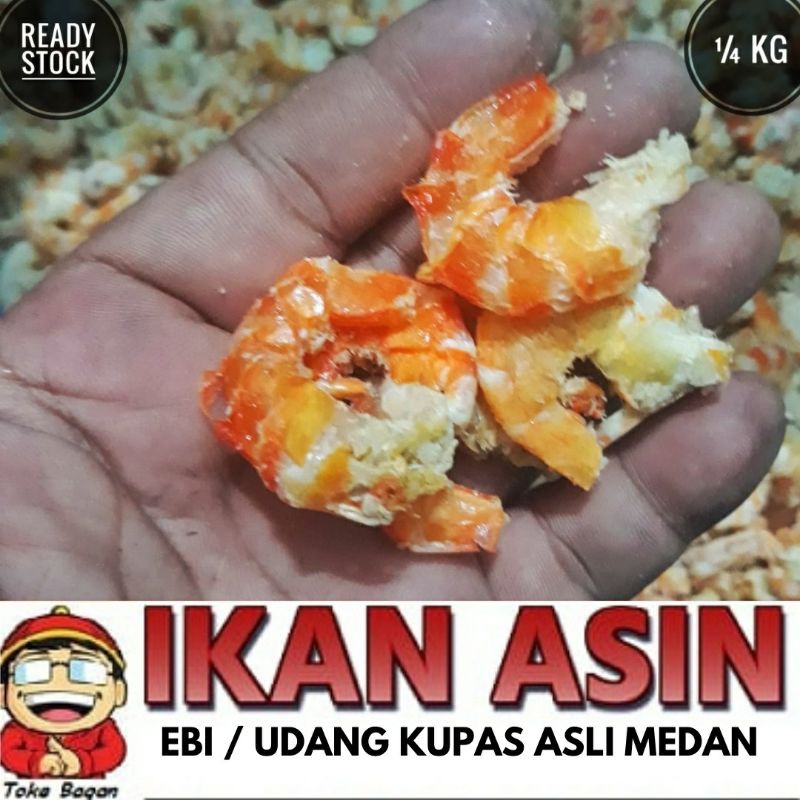 Jual EBI / HEBI / UDANG PUKUL 250 gr cap TOKE BAGAN SIAPI API | Shopee ...