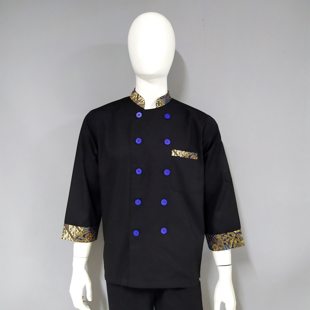 Jual Chef Wear STANLEY Baju Koki 3/4S Komb Batik Sk | Shopee Indonesia