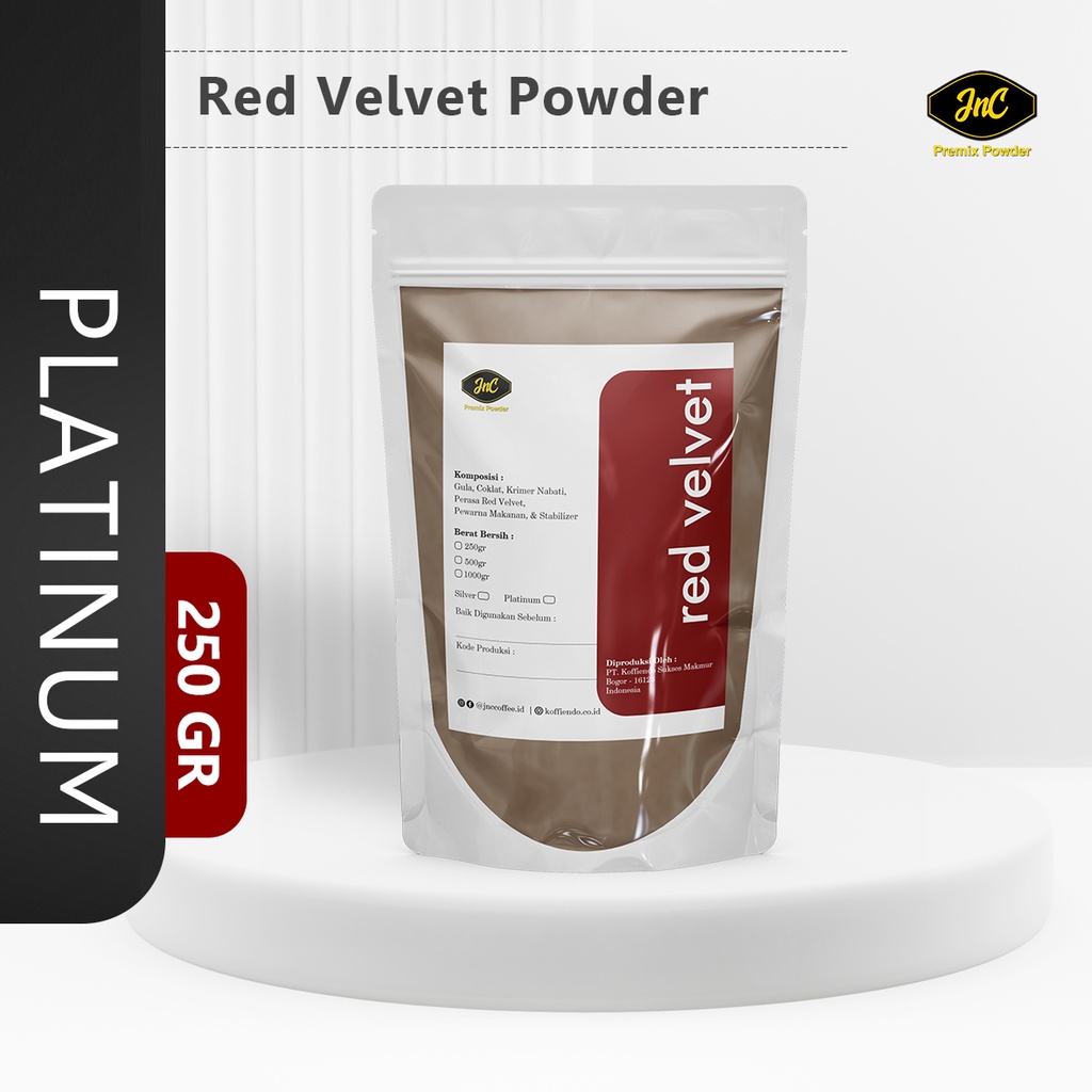 Jual JnC Red Velvet Platinum Powder 250gr - 500gr I Bubuk minuman ...
