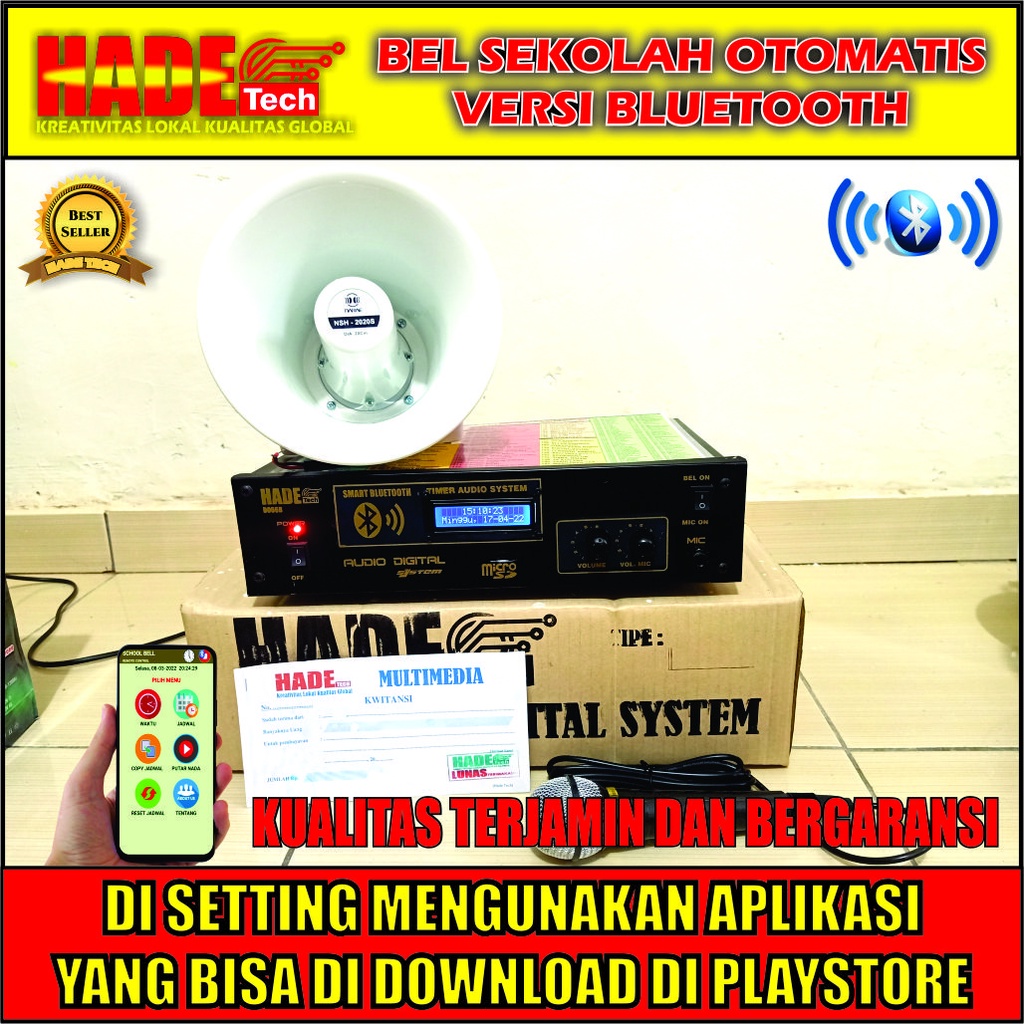 Jual Bel sekolah otomatis 1set lengkap | Shopee Indonesia