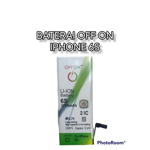 Jual BATERAI BATTERY DOUBLE POWER OFFON IPH 6S LONG LASTING POWER ...