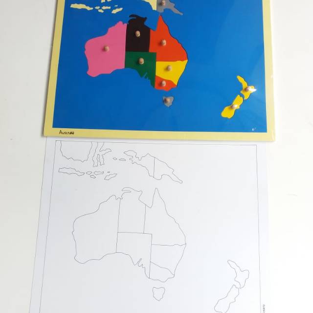 Jual Puzzle Benua Montessori | Shopee Indonesia
