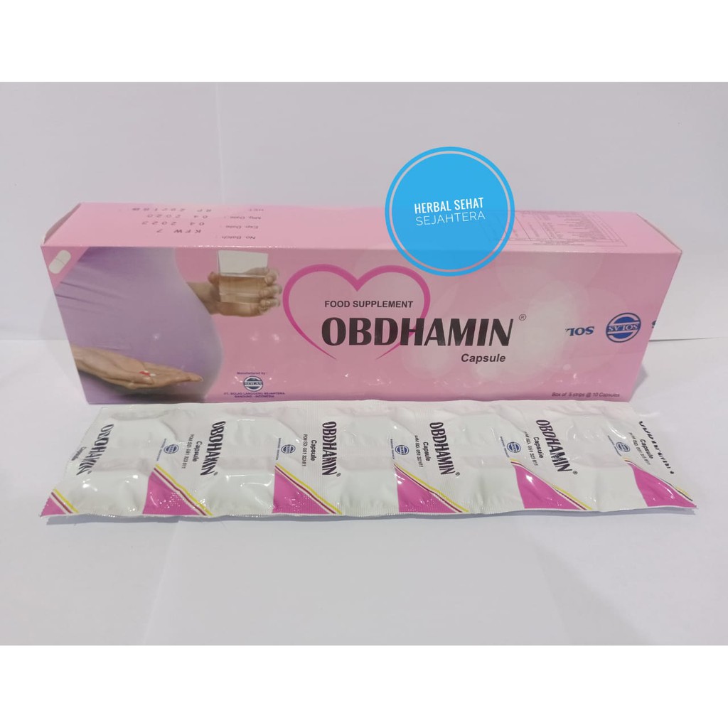 Jual OBDHAMIN obdhamin obdamin kapsul - Suplemen Ibu Hamil dan Menyusui ...