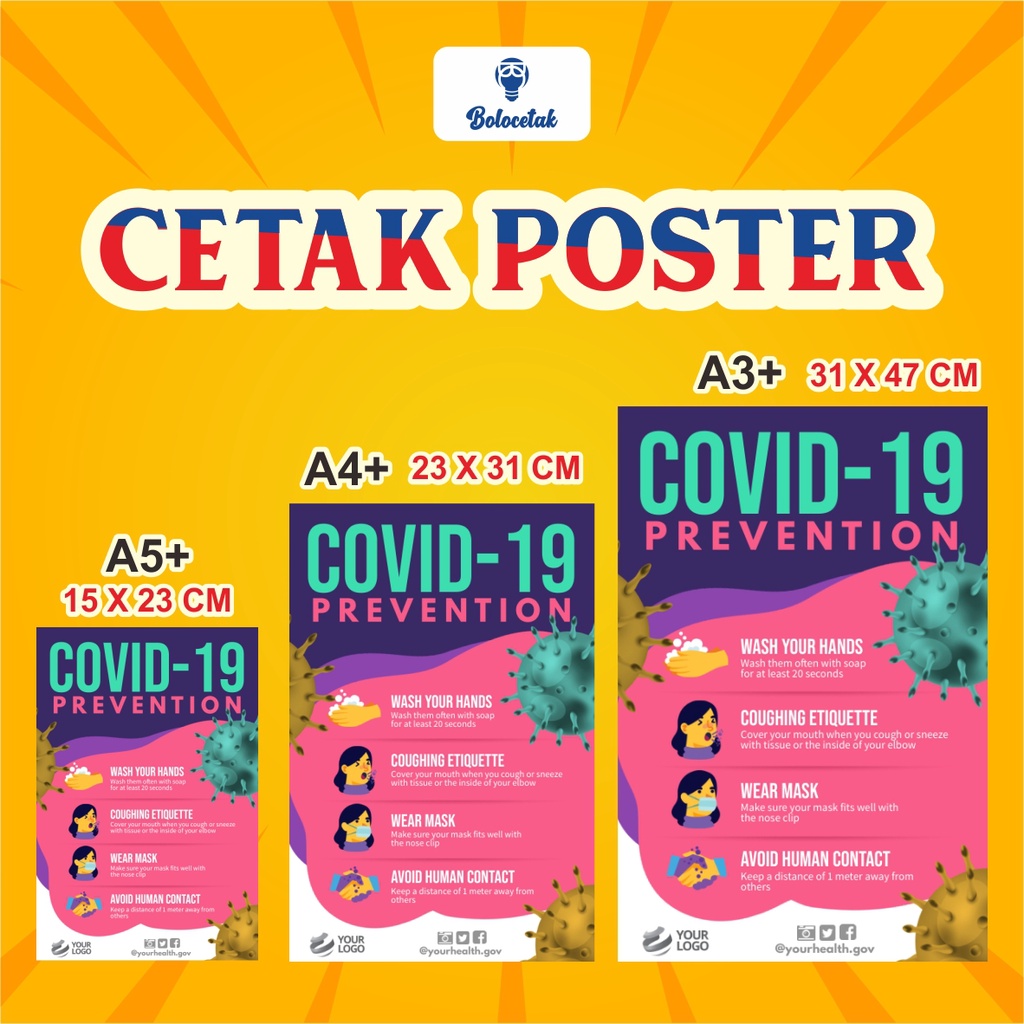 Jual A4/A4+ CETAK PRINT POSTER CUSTOM MURAH TANPA MINIMAL ORDER ...