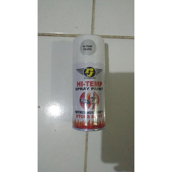 Jual Cat Semprot Spray RJ London Hi Temp Silver Tahan Panas 150cc ...