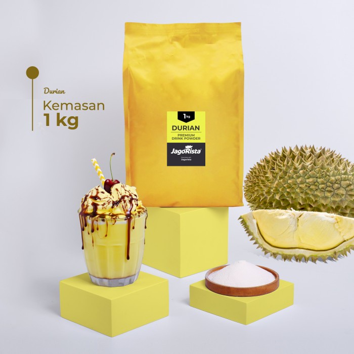Jual PREMIUM GOLD DURIAN ( BUBUK MINUMAN / BUBBLE DRINK POWDER ...