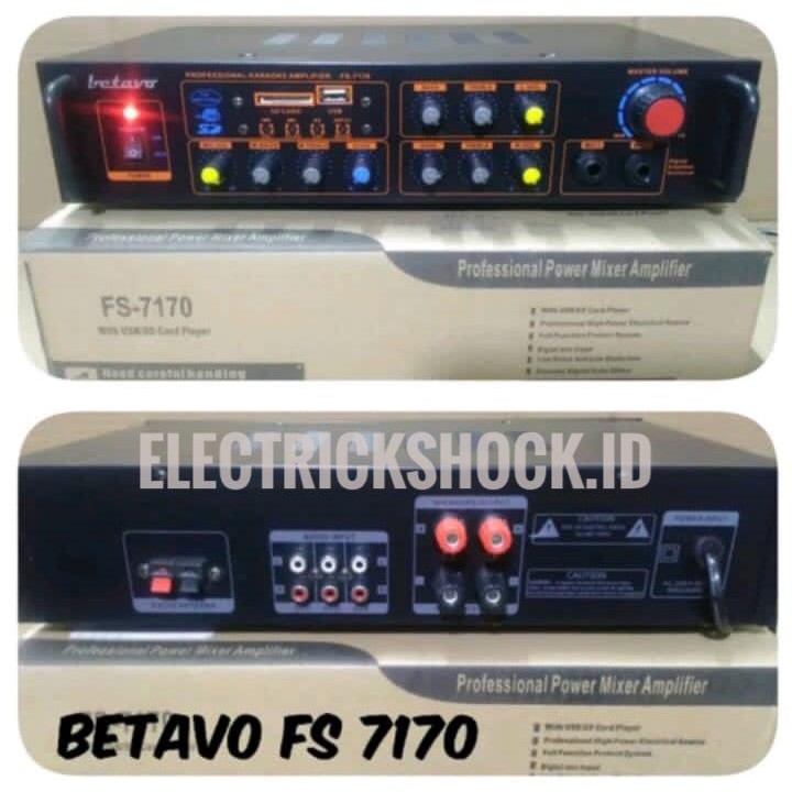 Jual Power Amplifier Betavo FS 7170 | Shopee Indonesia