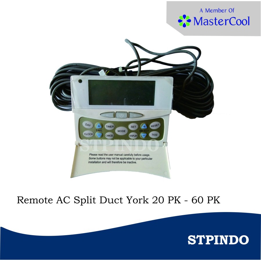 Jual Remote Sequencial AC YORK Split Duct 20 PK - 60 PK | Shopee Indonesia