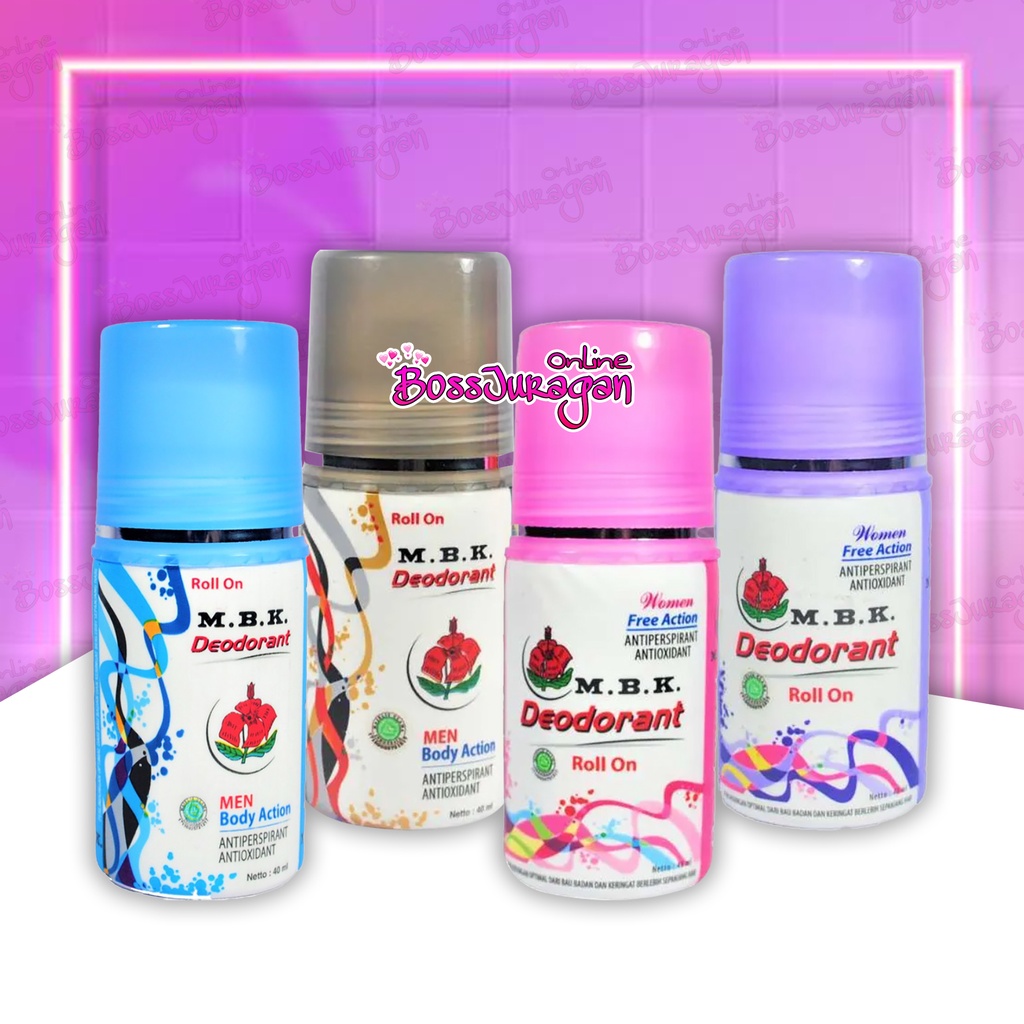 Jual (BOSS) MBK Deodorant Roll On Pria dan Wanita 40ml | Shopee Indonesia