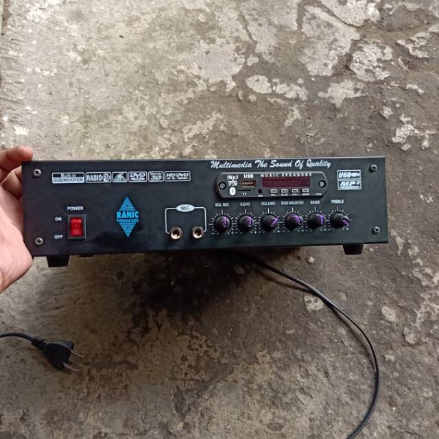 Jual Amplifier rakitan usb bloototh sound system audio ampli rakitan ...