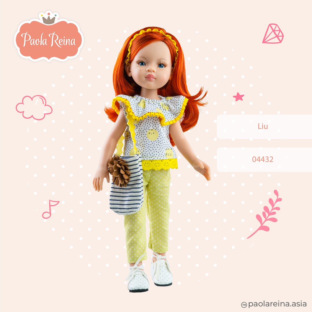 Jual BEYBA Paola Reina Indonesia Liu Pretty Dolls 04432 32 cm maina ...