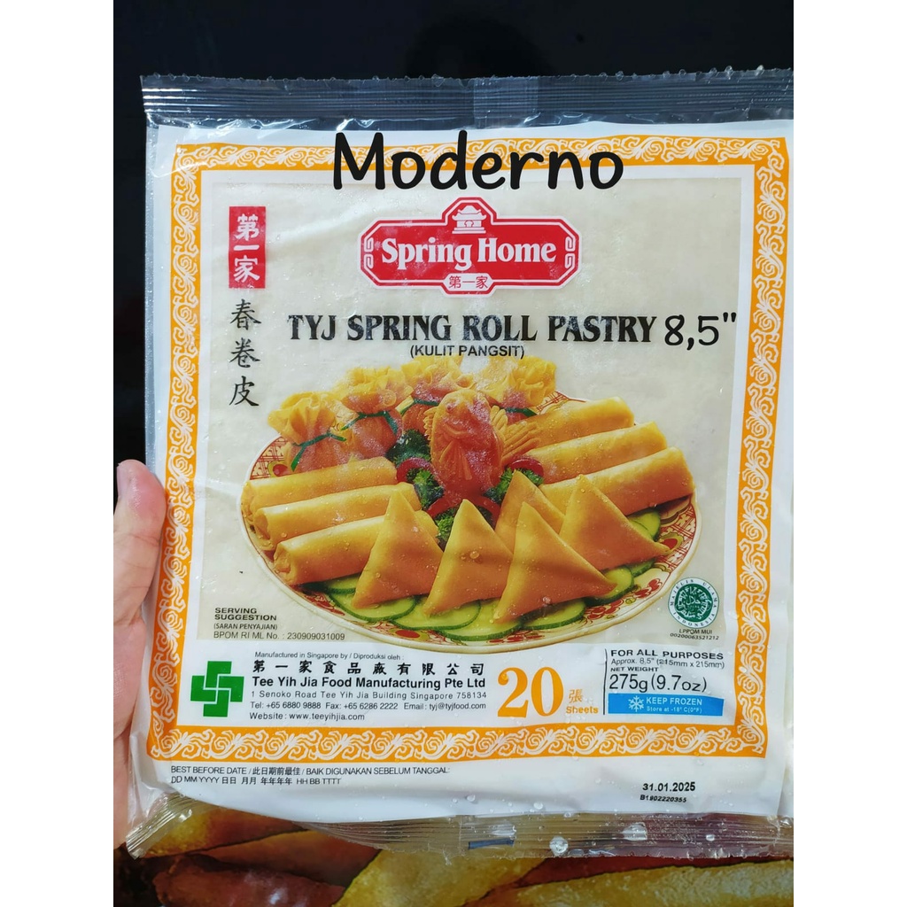 Jual TYJ Spring Roll Pastry 8,5 inch | Shopee Indonesia
