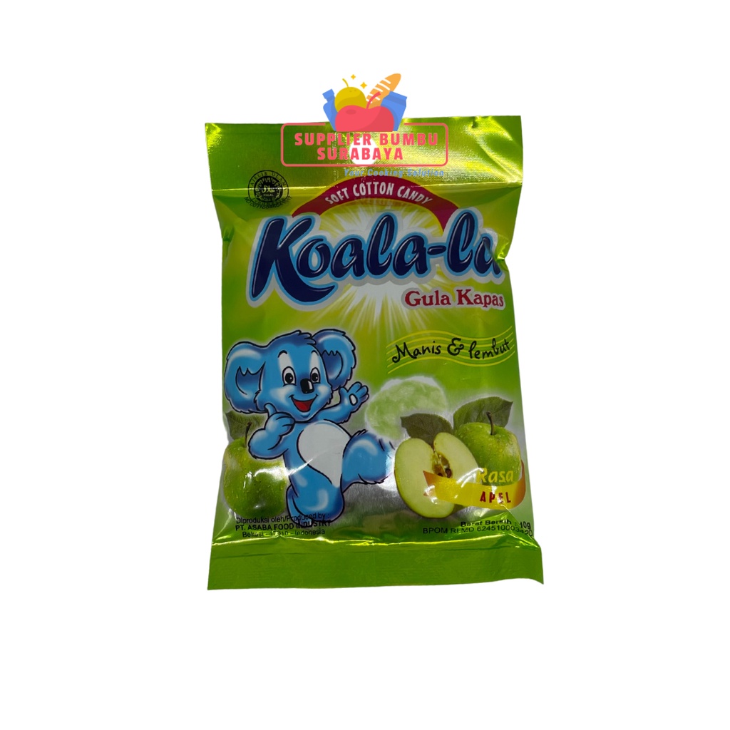 Jual Koala La Koalala Soft Cotton Candy Permen Gula Kapas Melon Apple ...