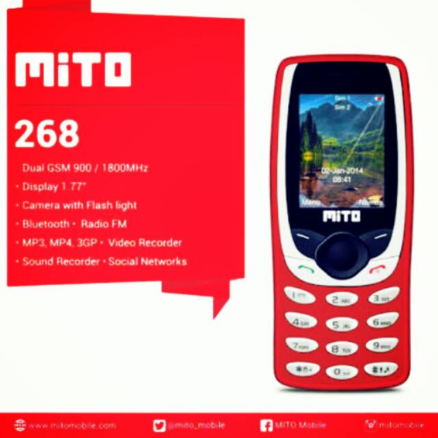 Jual Mito 268 model nokia jadul | Shopee Indonesia