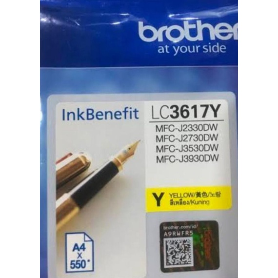 Jual tinta brother lc3617 black, magenta, yellow, cyan | Shopee Indonesia