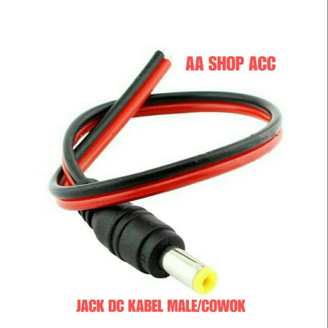 Jual Konektor cctv jack dc male cctv jack dc kabel power cowok | Shopee Indonesia