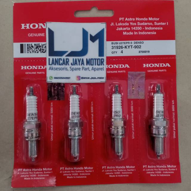 Jual busi original honda beat vario 125 150 pcx 125 150 cb 150 cbr 150 ...