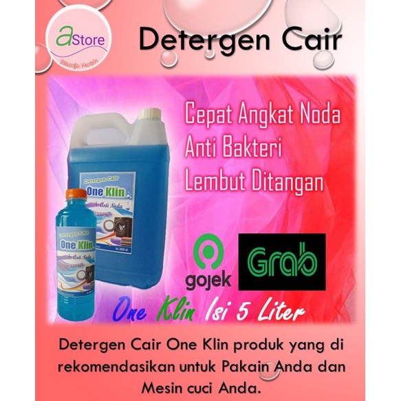 Jual Sabun laundry One Klin Detergen Cair Laundry Sabun cair 5 liter ...