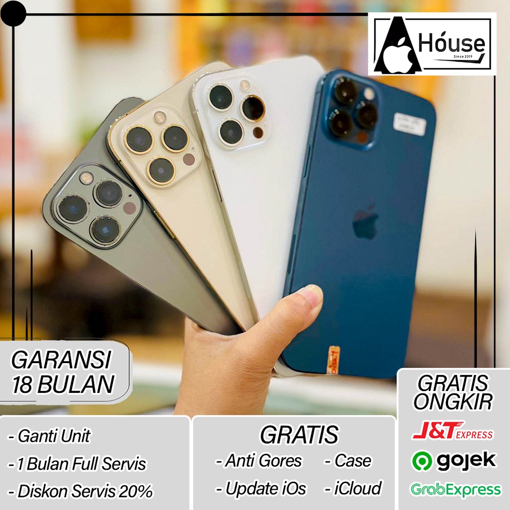 Jual lPhone 12 Promax 128GB / 256GB/512GB - Second Original (GARANSI 18 ...