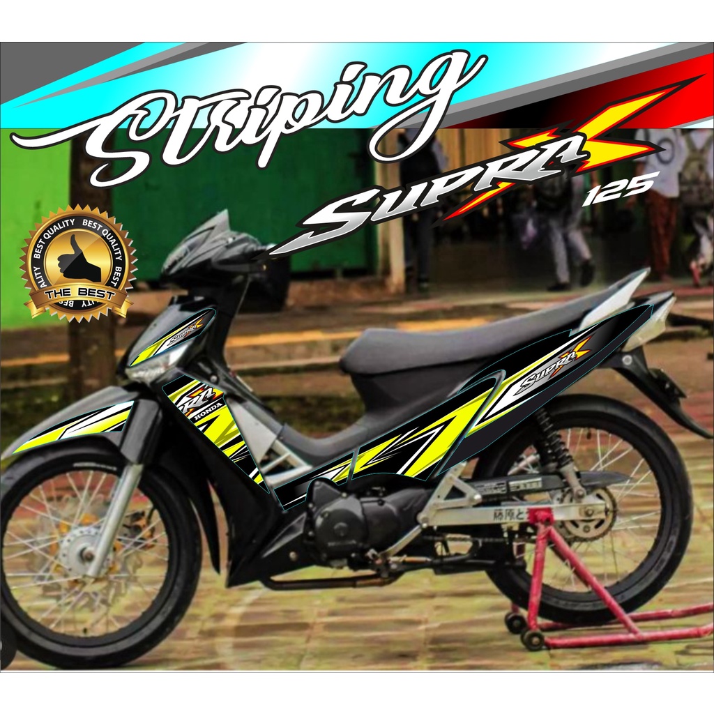 Jual SUPRA X 125 / STIKER SUPRA / CW / BARU / STIKER / VARIASI MOTOR ...
