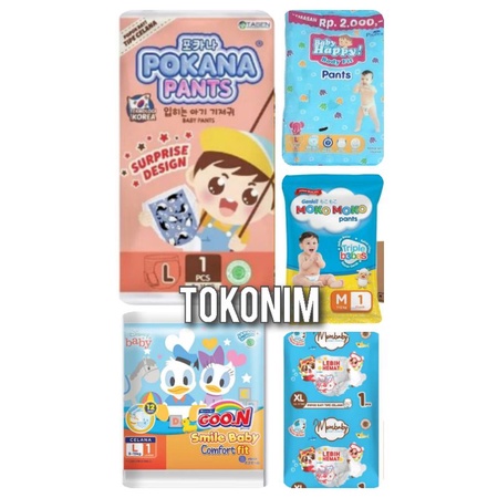 Jual Popok Renceng Goon / Pokana / Mombaby / Baby Happy / Genki Moko ...