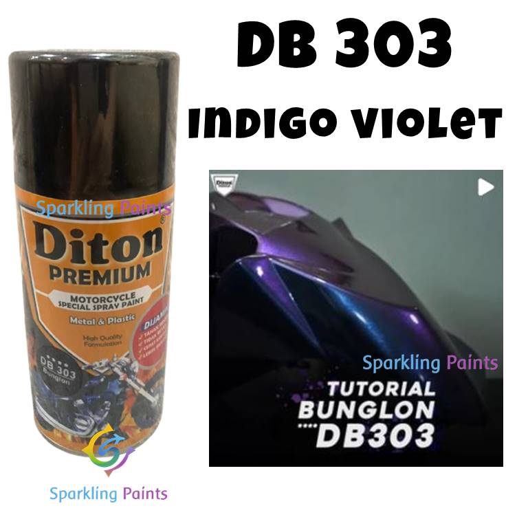 Jual Pilox Diton Premium Indigo Violet DB 303 DB303 300ml Warna Bunglon ...