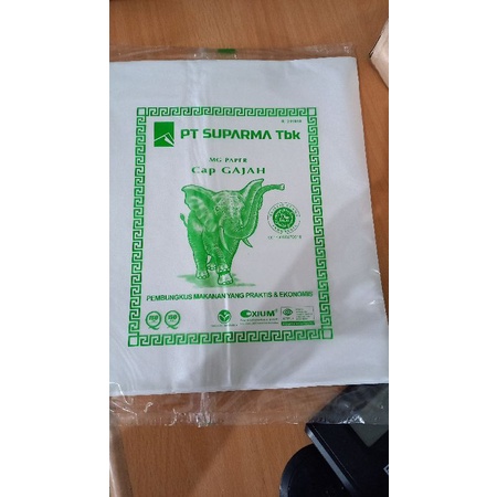 Jual Kertas Nasi putih pembungkus nasi/25cm×27cm/Kertas MCD/Kertas ...