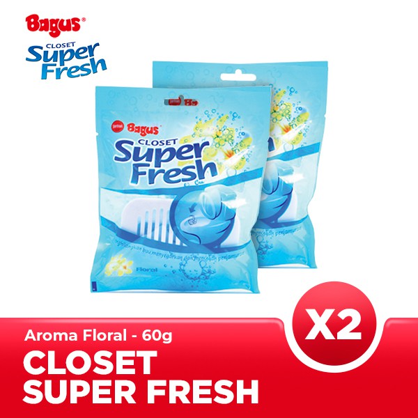 Jual [Twin Pack] Bagus Closet Superfresh Pengharum Toilet - Floral ...