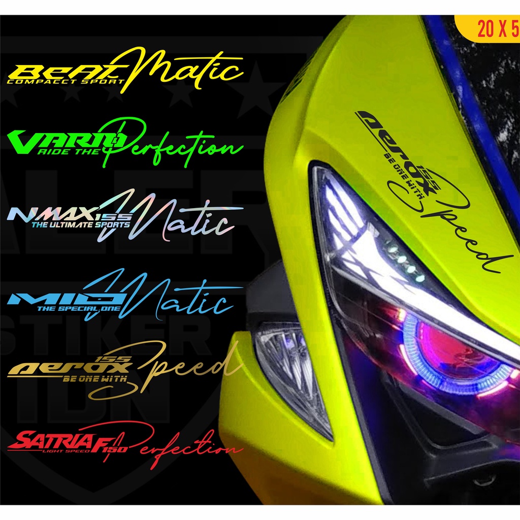 Jual STIKER VARIASI MOTOR HONDA VARIO, BEAT, NMAX , MIO , AEROX ...