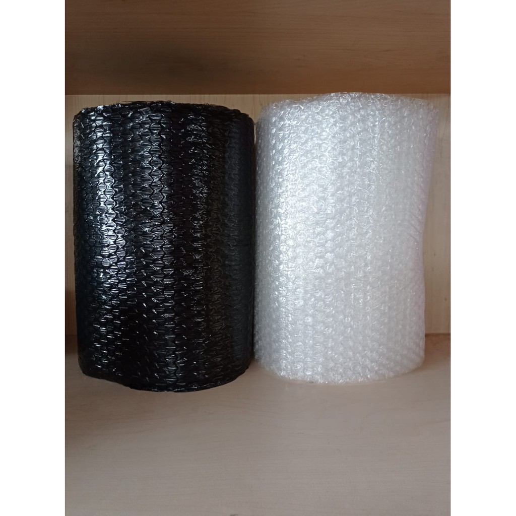 Jual BUBBLE WRAP 10M X 60CM TEBAL, READY WARNA HITAM & PUTIH | Shopee ...
