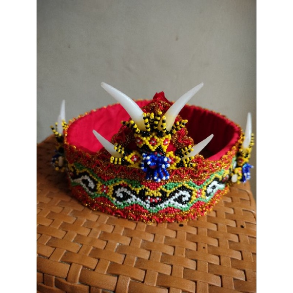 Jual Topi dayak dewasa mahkota suku dayak mahkota dayak hiasan kepala ...