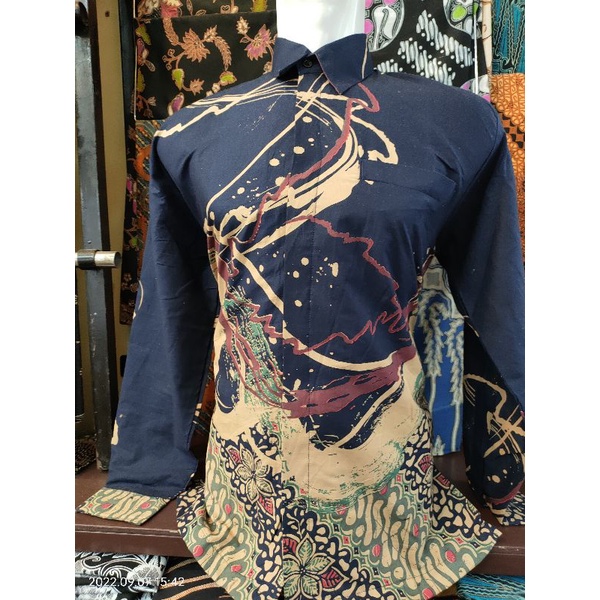 Jual Kain batik solo seling lukis hitam | Shopee Indonesia